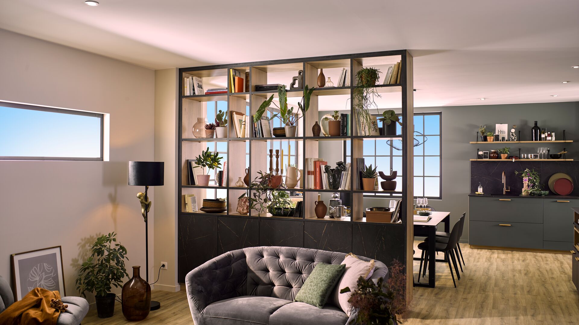 Meuble double face : comment séparer ses espaces avec style ? | Cuisinella