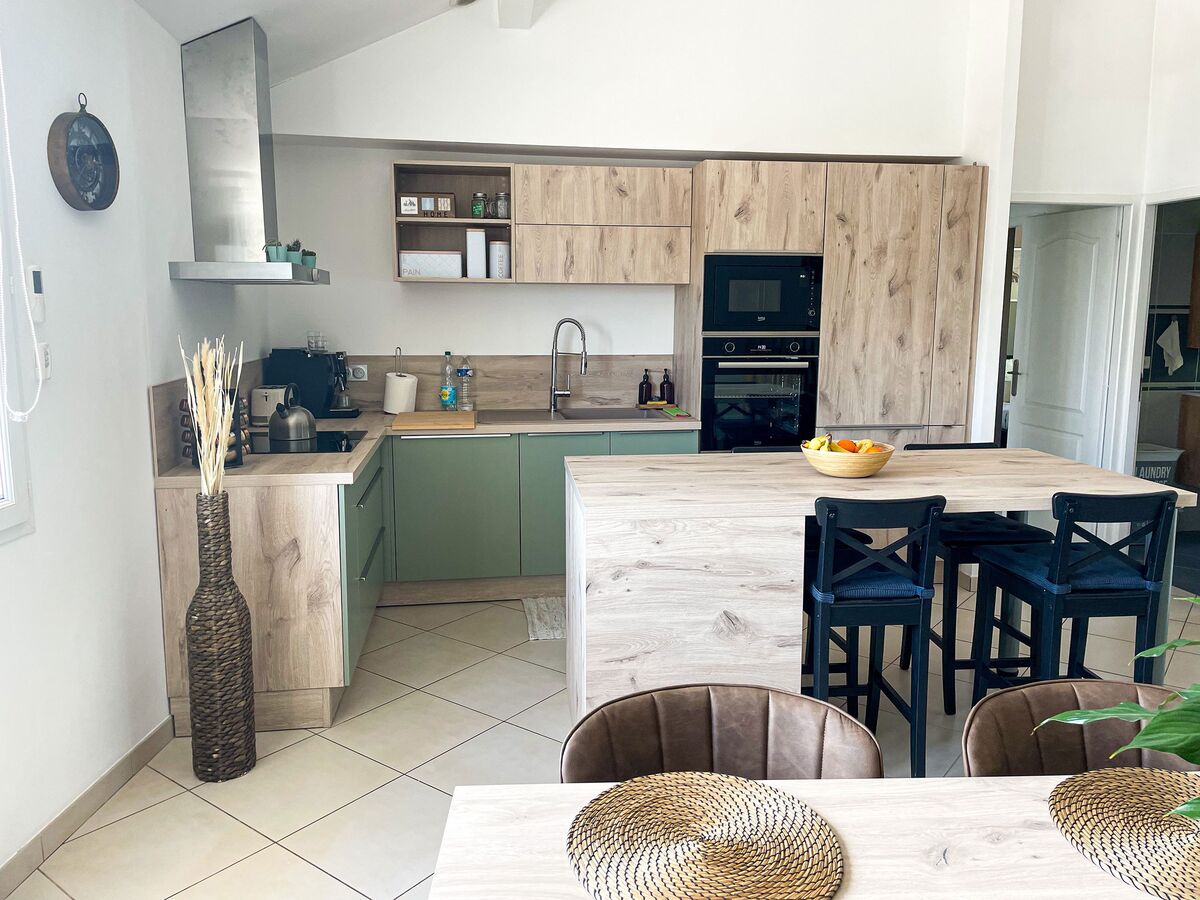 Cuisine sur mesure Viking Oak de Dyhia F. - Réalisation Cuisinella